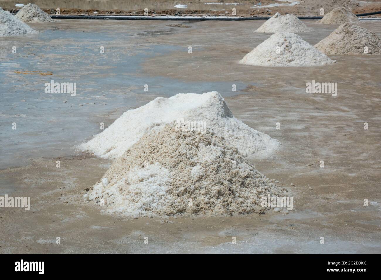 Salt Mountains in the Most Important Maritime Salt Slats of Colombia ...