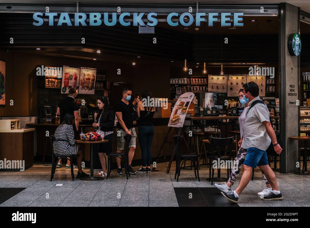 People Inside Starbucks
