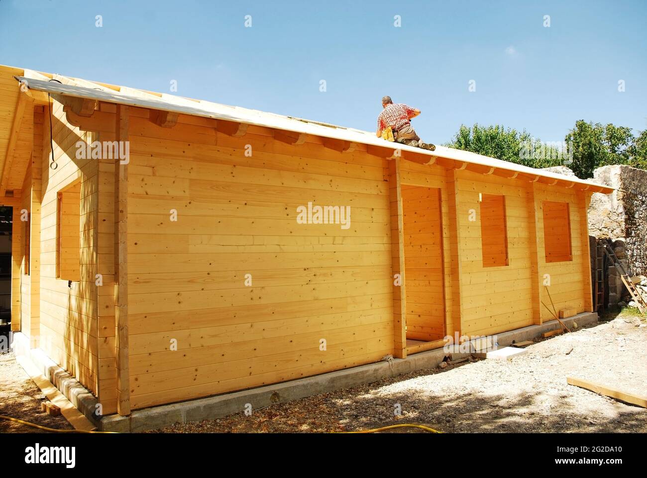 Old buildings and prefabricated houses hi-res stock photography and ...