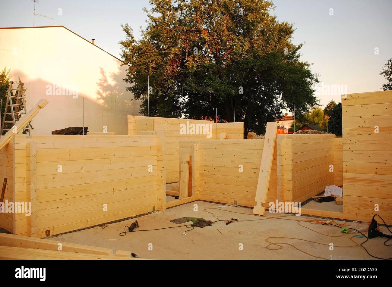 Prefabricated house part hi-res stock photography and images - Alamy