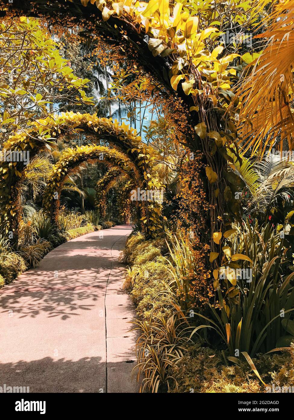Walkway park hi-res stock photography and images - Alamy