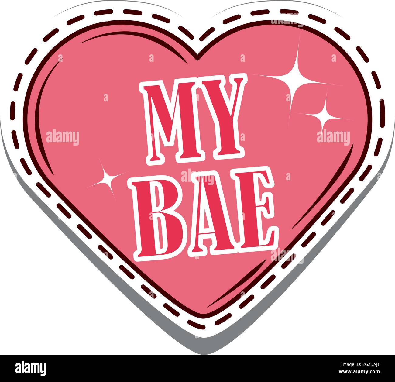 heart love patch Stock Vector Image & Art - Alamy