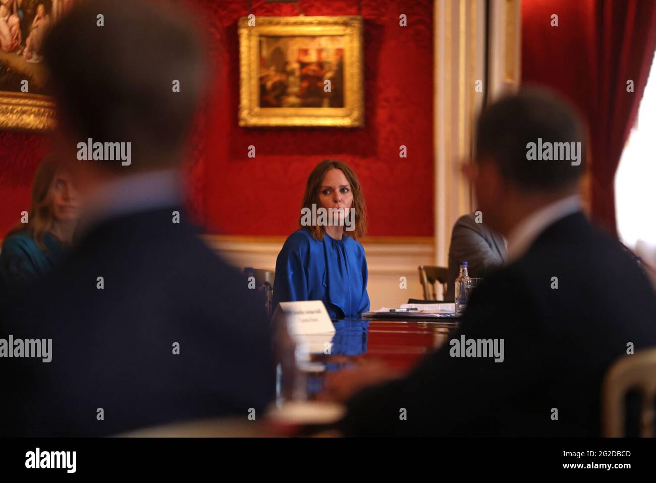 Fashion designer Stella McCartney during a sustainability and G7 ...