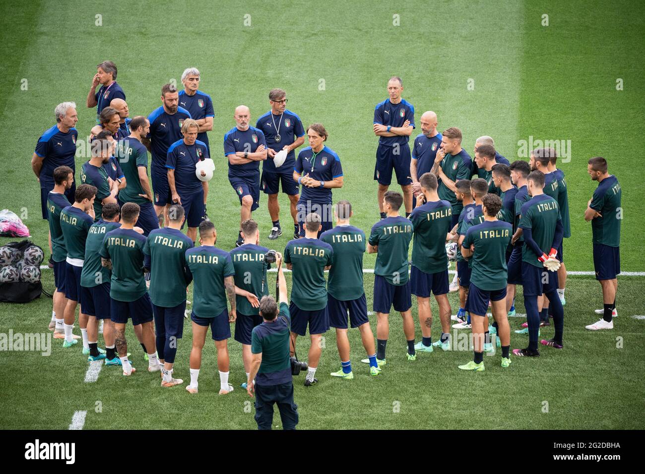 Rome, Italy. 10th June, 2021. Football: European Championship, Italy ...