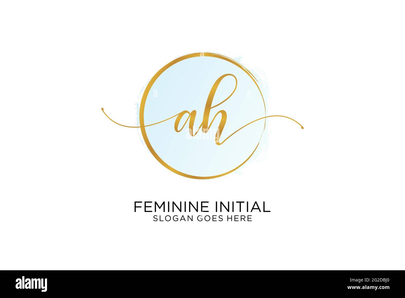Ah initials logo hi-res stock photography and images - Alamy