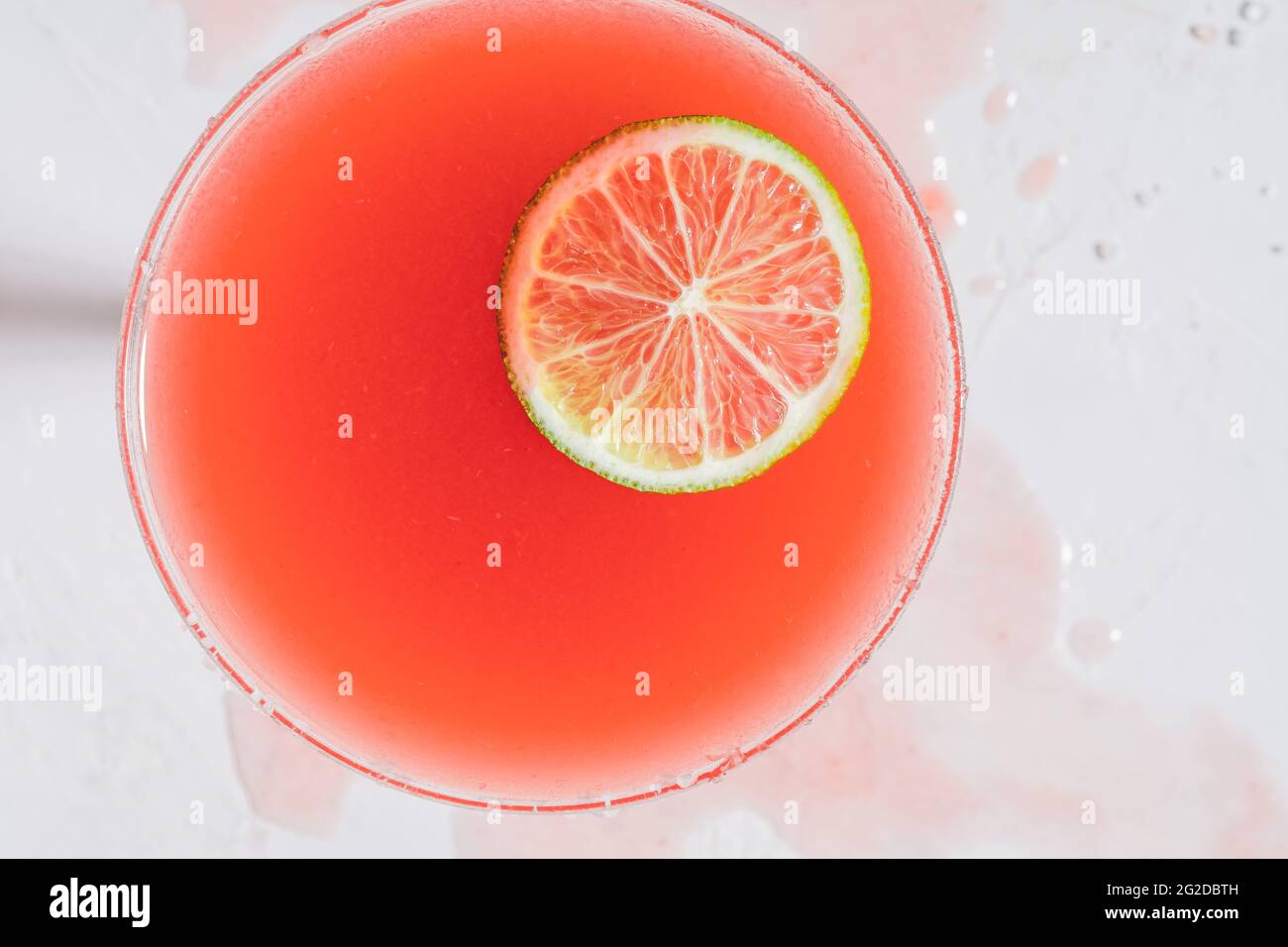 Salt rimmed Paloma juicy fruits cocktail with tequila and grapefruit ...