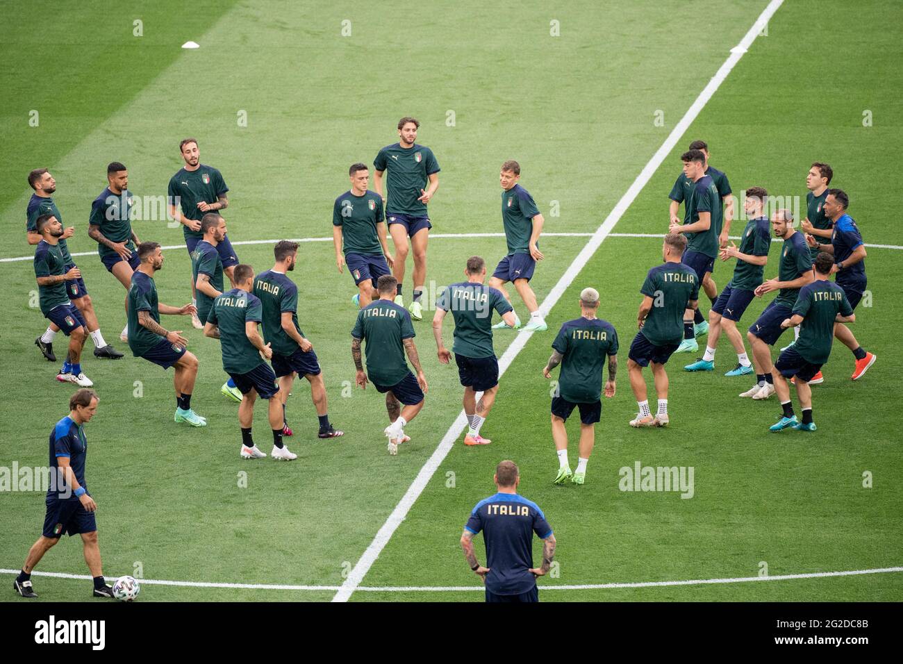 Rome, Italy. 10th June, 2021. Football: European Championship, Italy ...