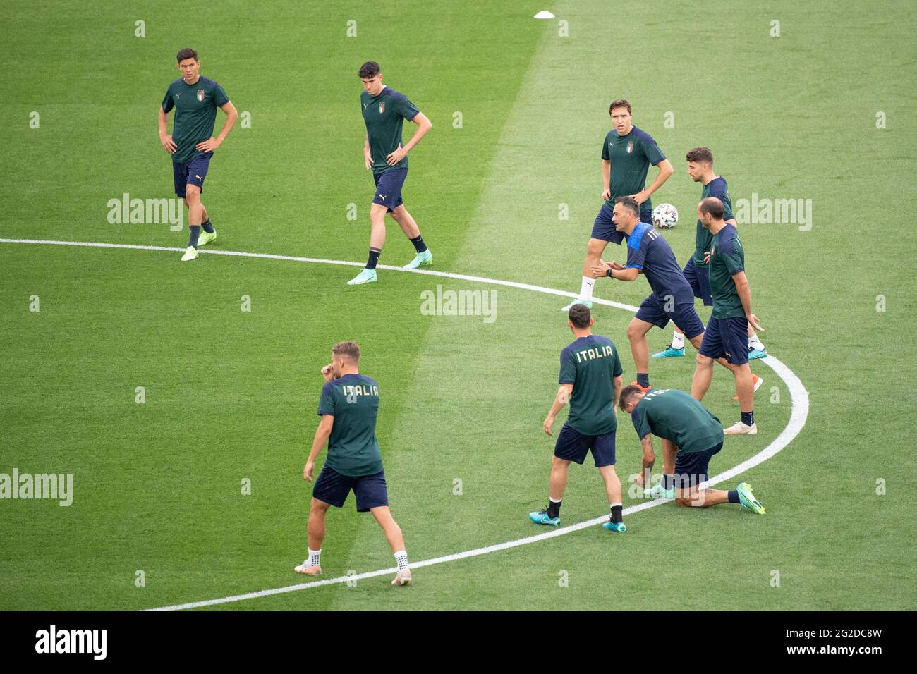 Rome, Italy. 10th June, 2021. Football: European Championship, Italy ...
