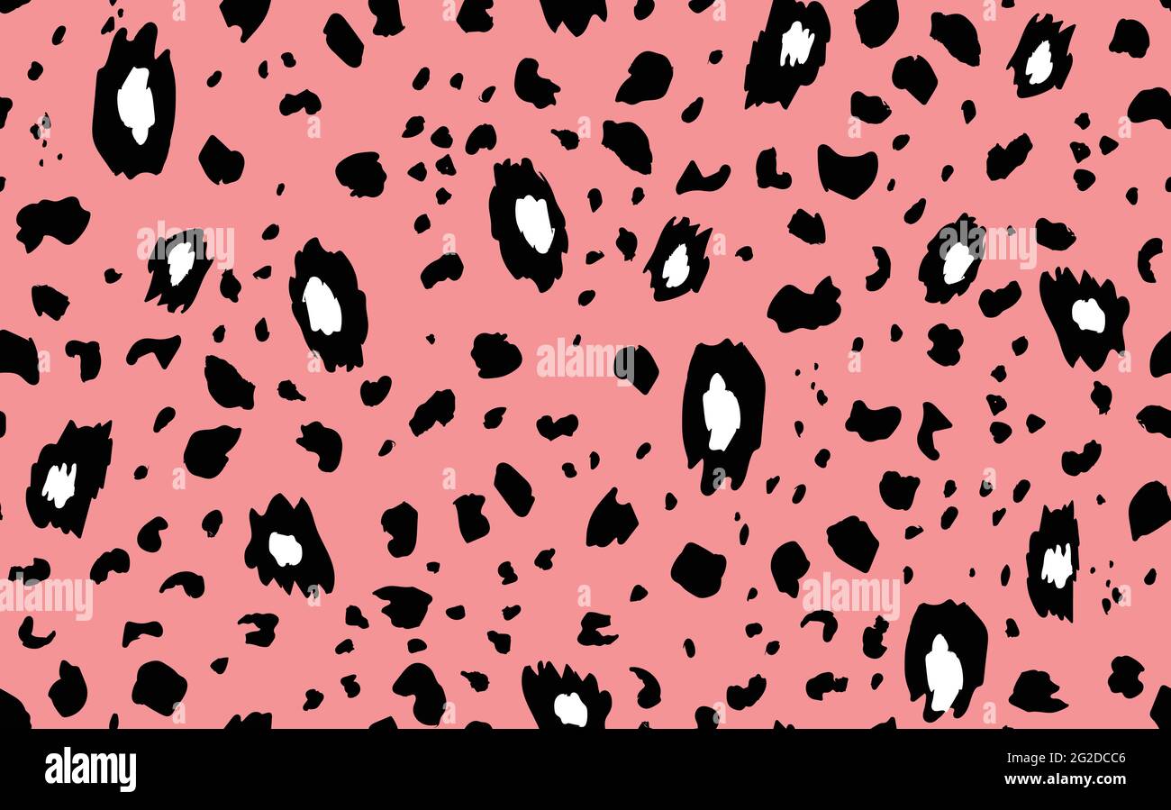 Abstract modern leopard seamless pattern. Animals trendy background ...
