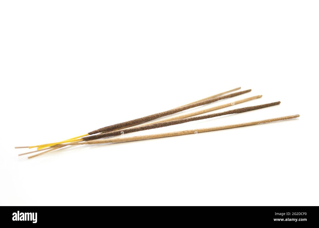 Incense sticks isolated on a white background Stock Photo - Alamy