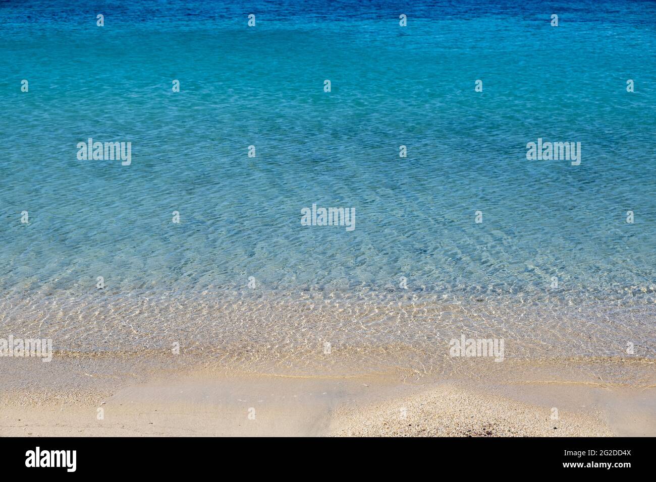Sandy beach background, Sand and ocean water texture. Clean turquoise ...