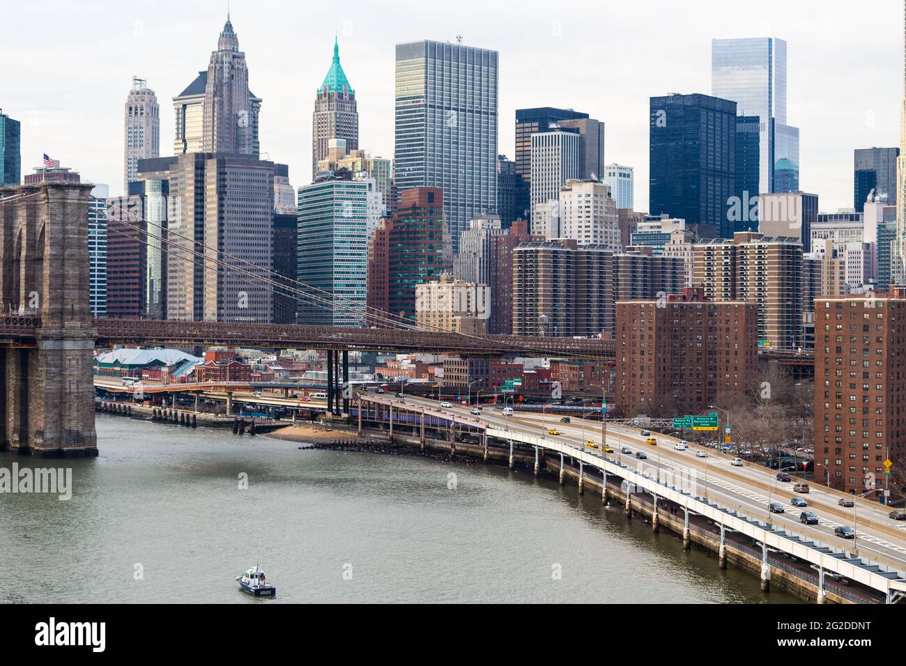 Manhattan new york city freeway hi-res stock photography and images - Alamy