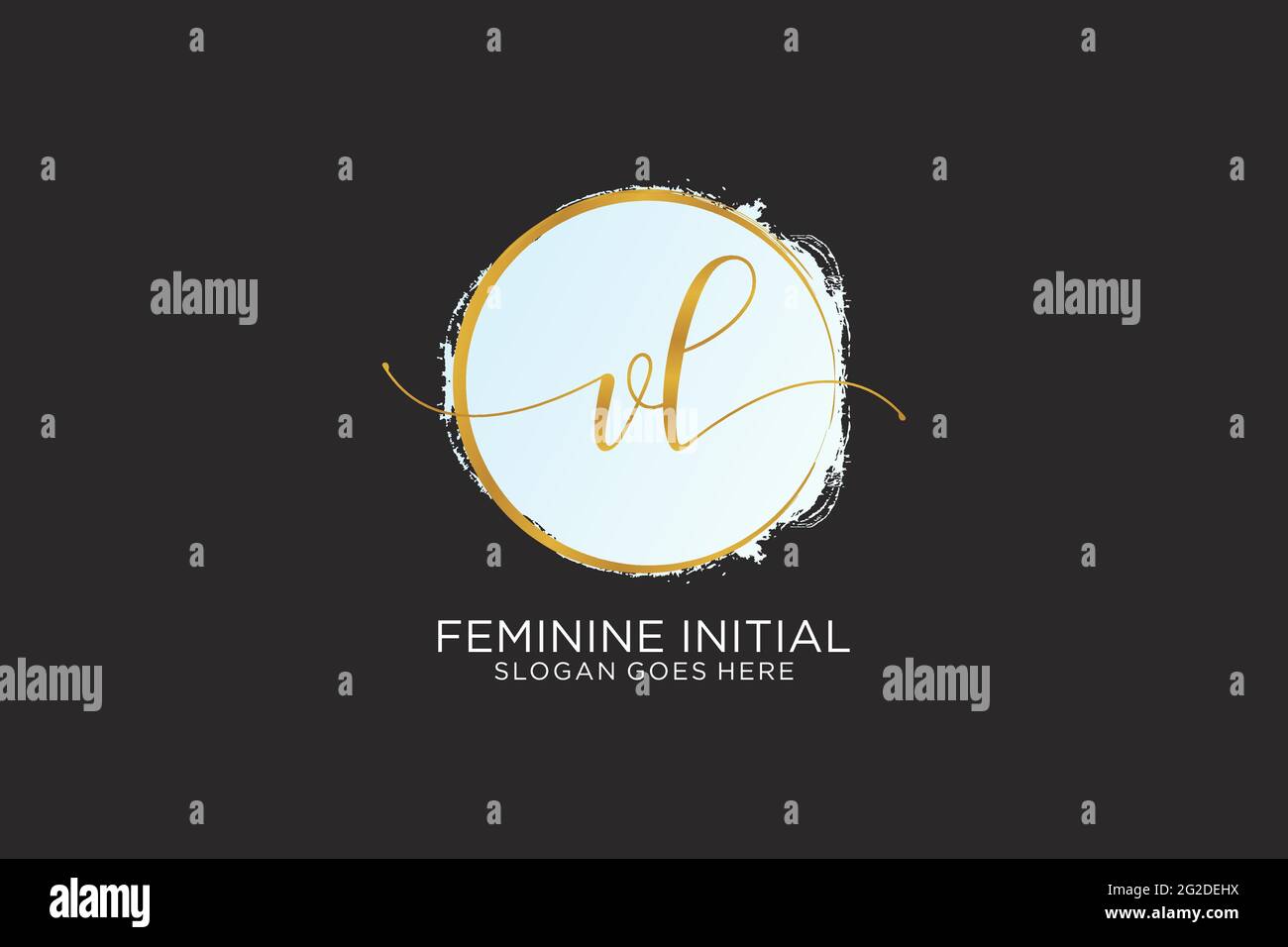 Vl initials logo hi-res stock photography and images - Alamy