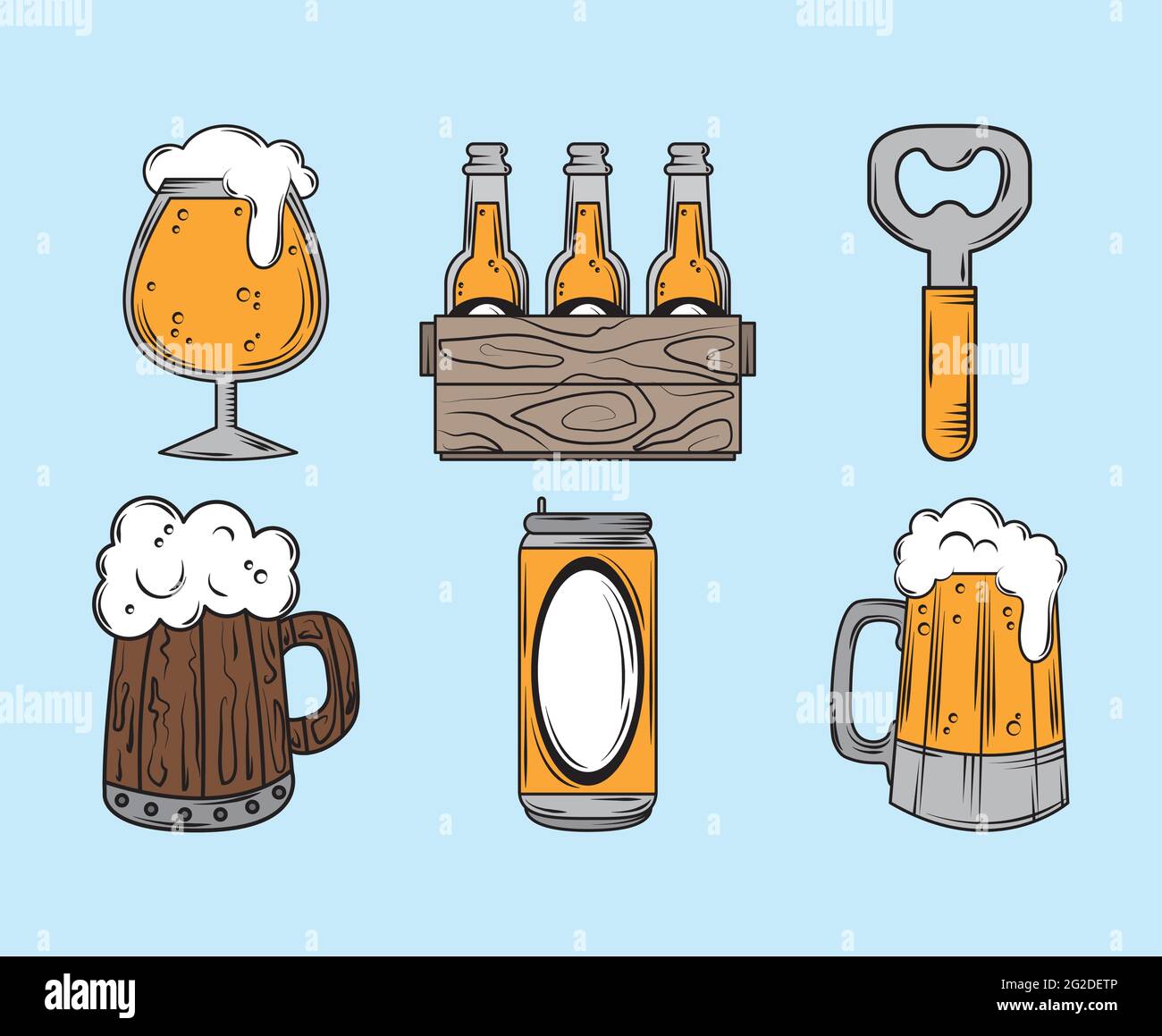 Cartoon Beer Bottle High Resolution Stock Photography and Images - Alamy