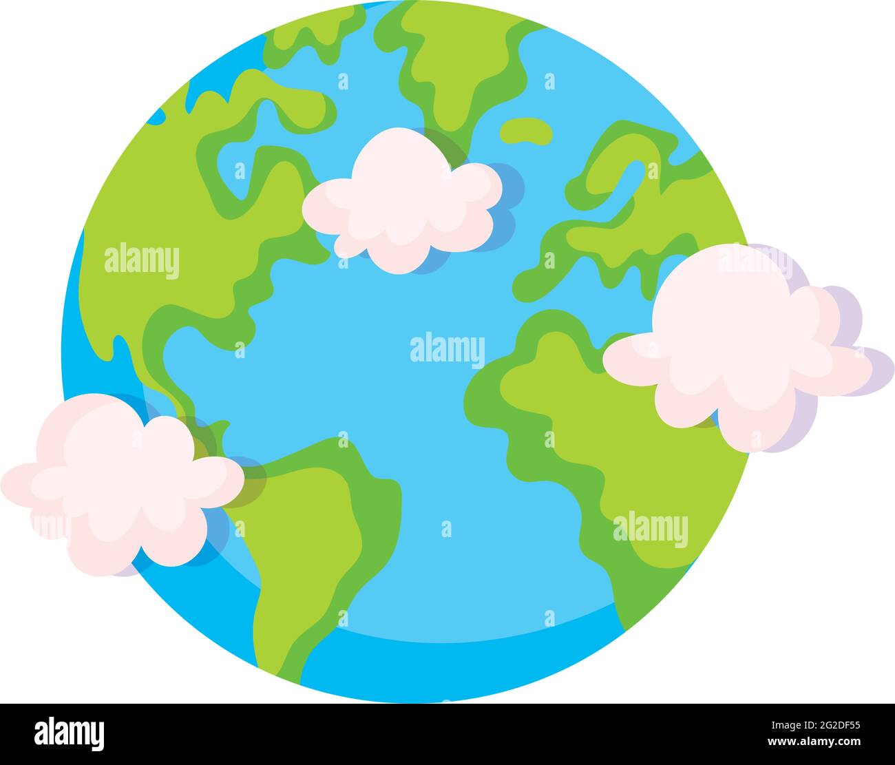 world clouds cartoon Stock Vector Image & Art - Alamy