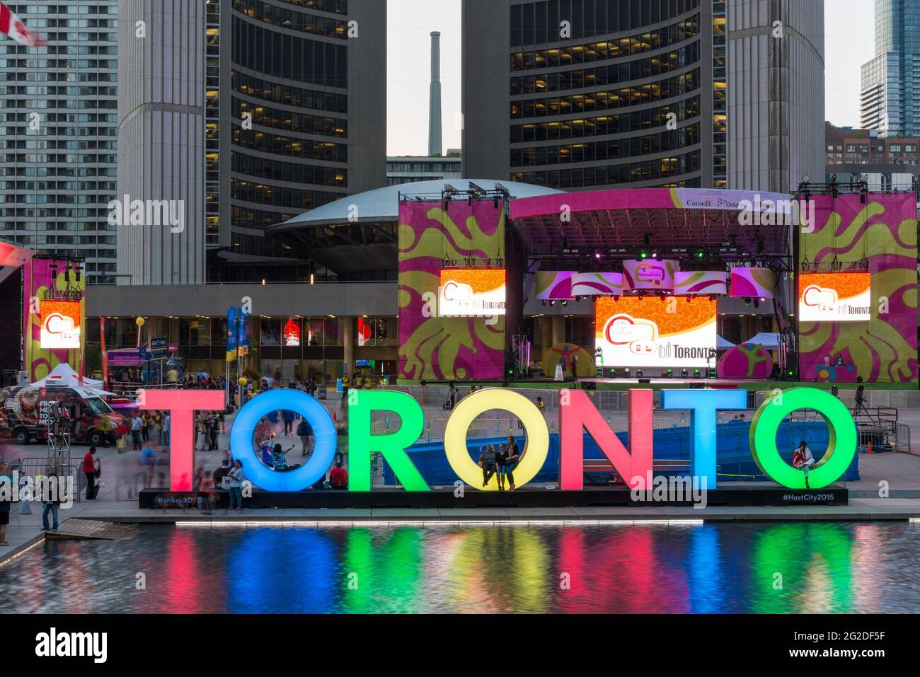 Toronto panam sign hi-res stock photography and images - Alamy