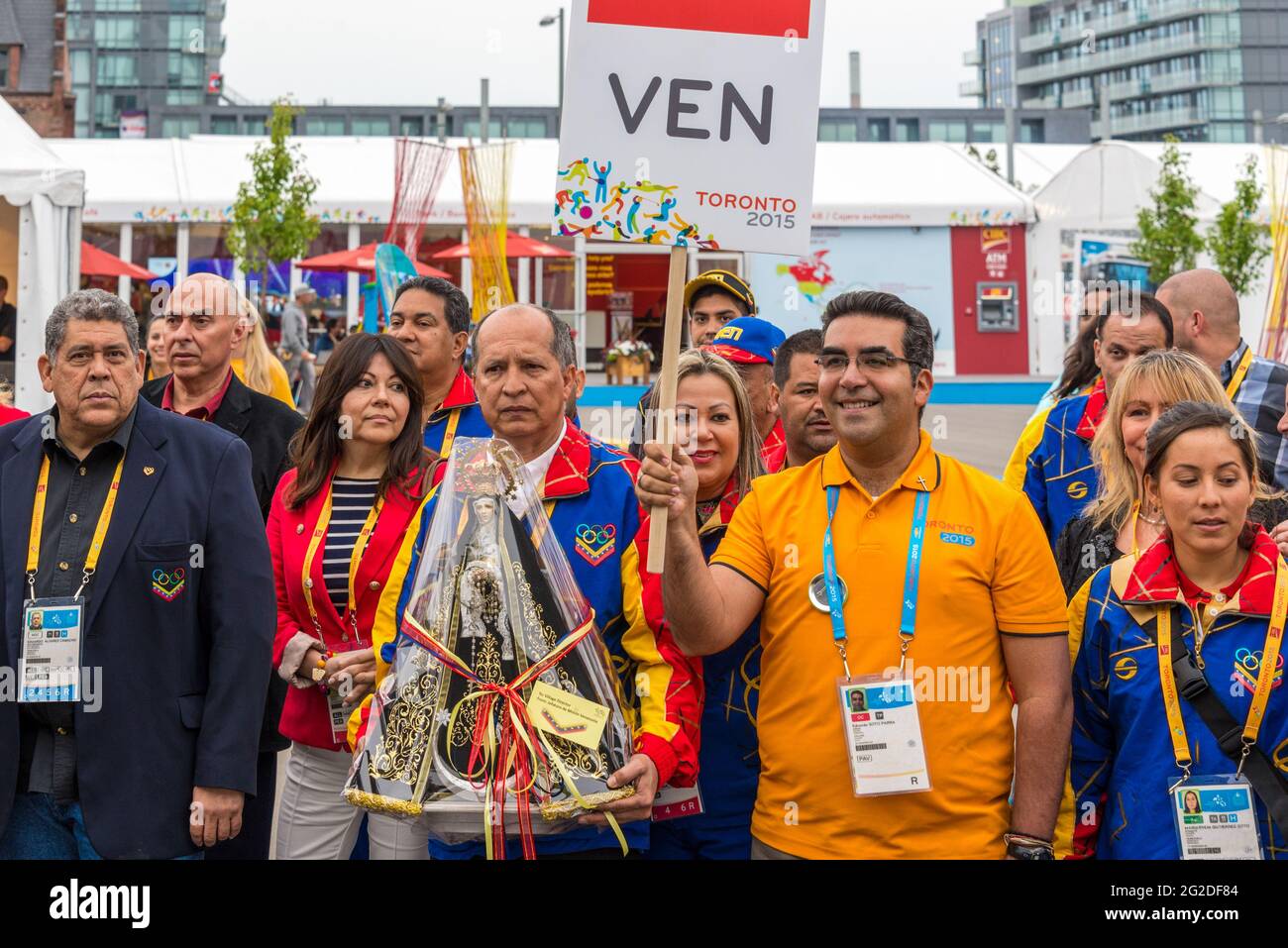 Toronto PanAm Games: Welcoming ceremony to the Venezuela delegation ...