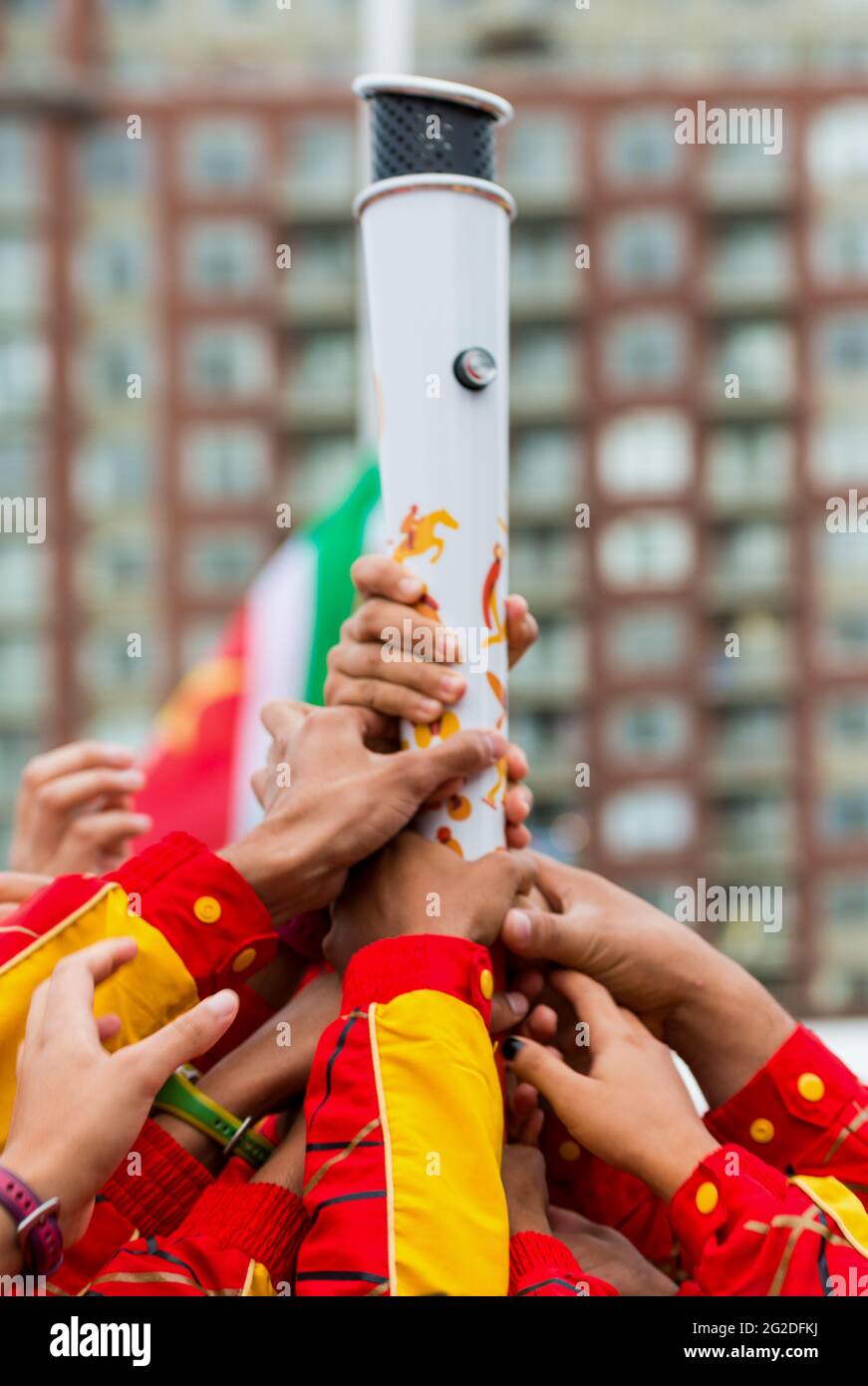 Toronto PanAm Games: Welcoming ceremony to the Venezuela delegation ...