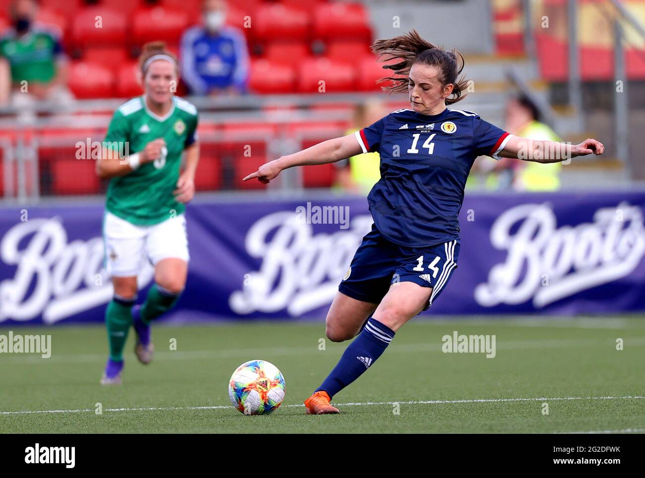 Scotland's Chloe Arthur during the International Friendly match at ...