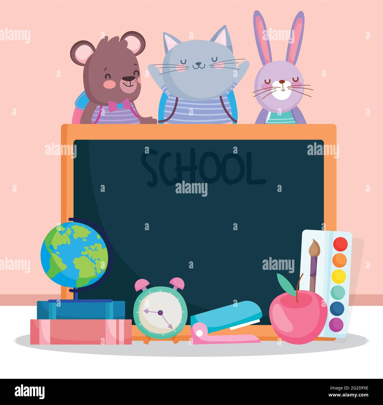 Cute Animals Studying