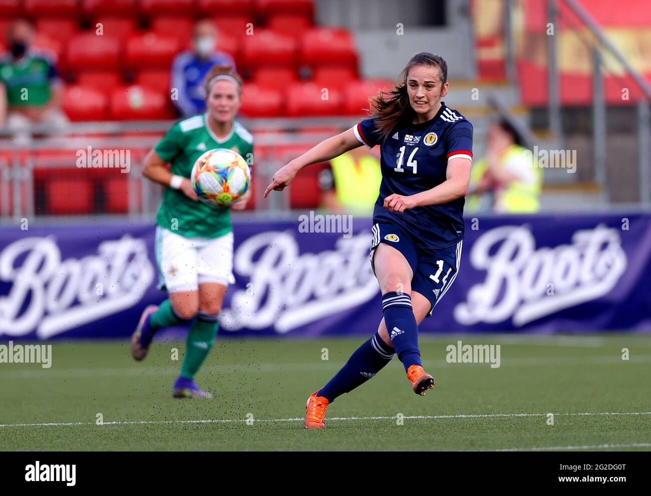 Scotland's Chloe Arthur during the International Friendly match at ...