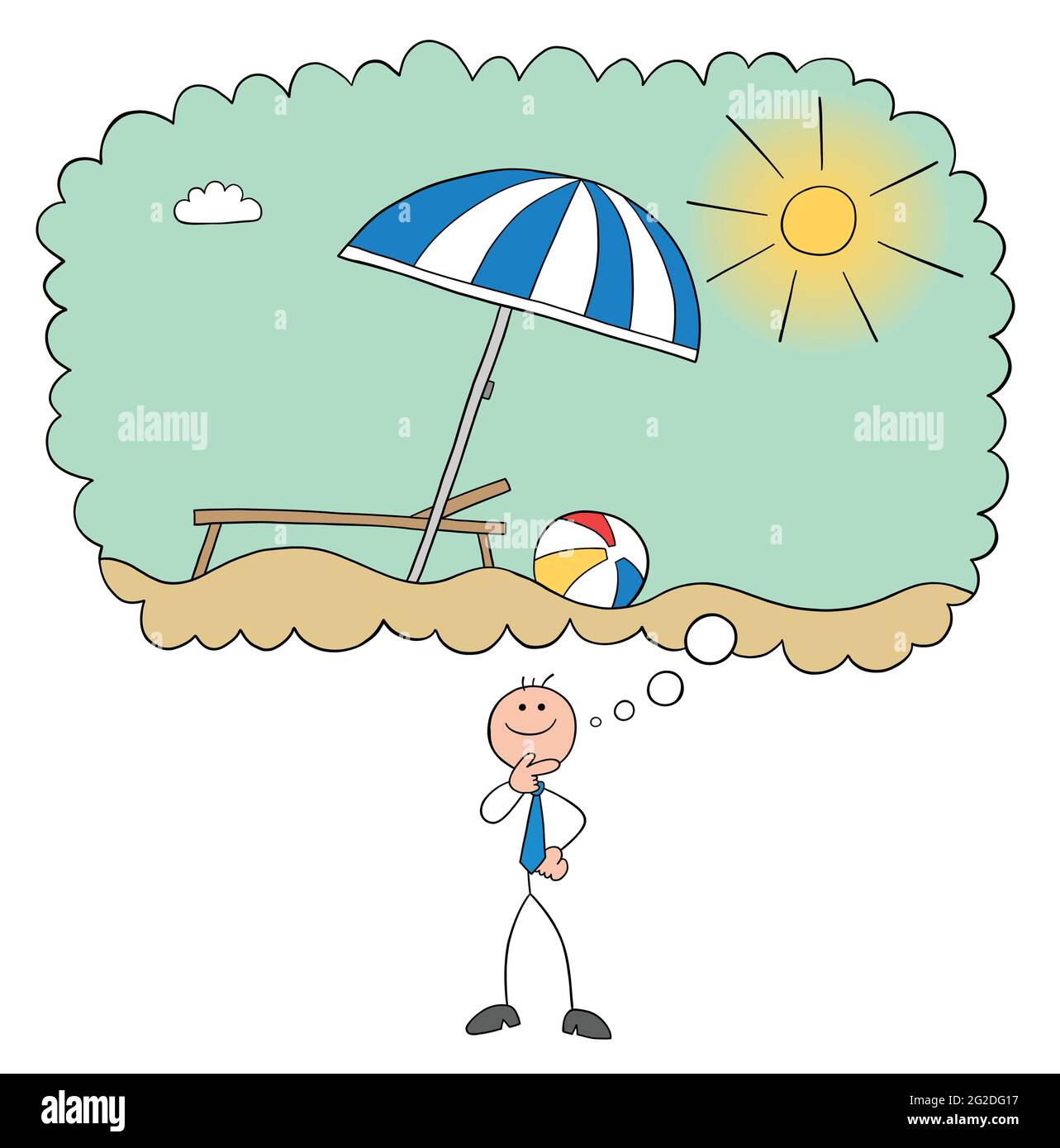 Going on holiday cartoon Cut Out Stock Images & Pictures - Alamy