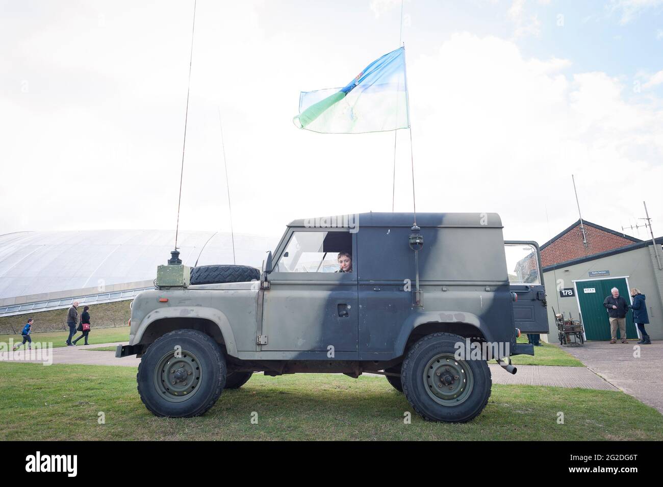 Old british military land rover hi-res stock photography and images - Alamy