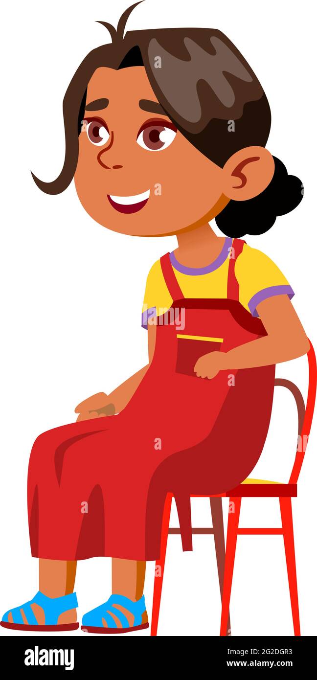 happy indian girl watch theatrical spectacle in children theater ...