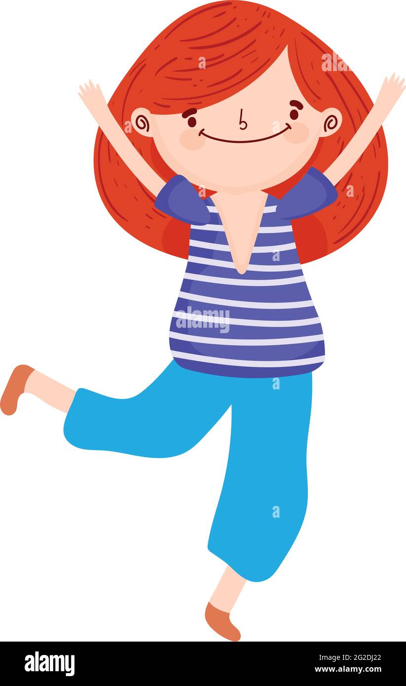 girl hand up Stock Vector Image & Art - Alamy