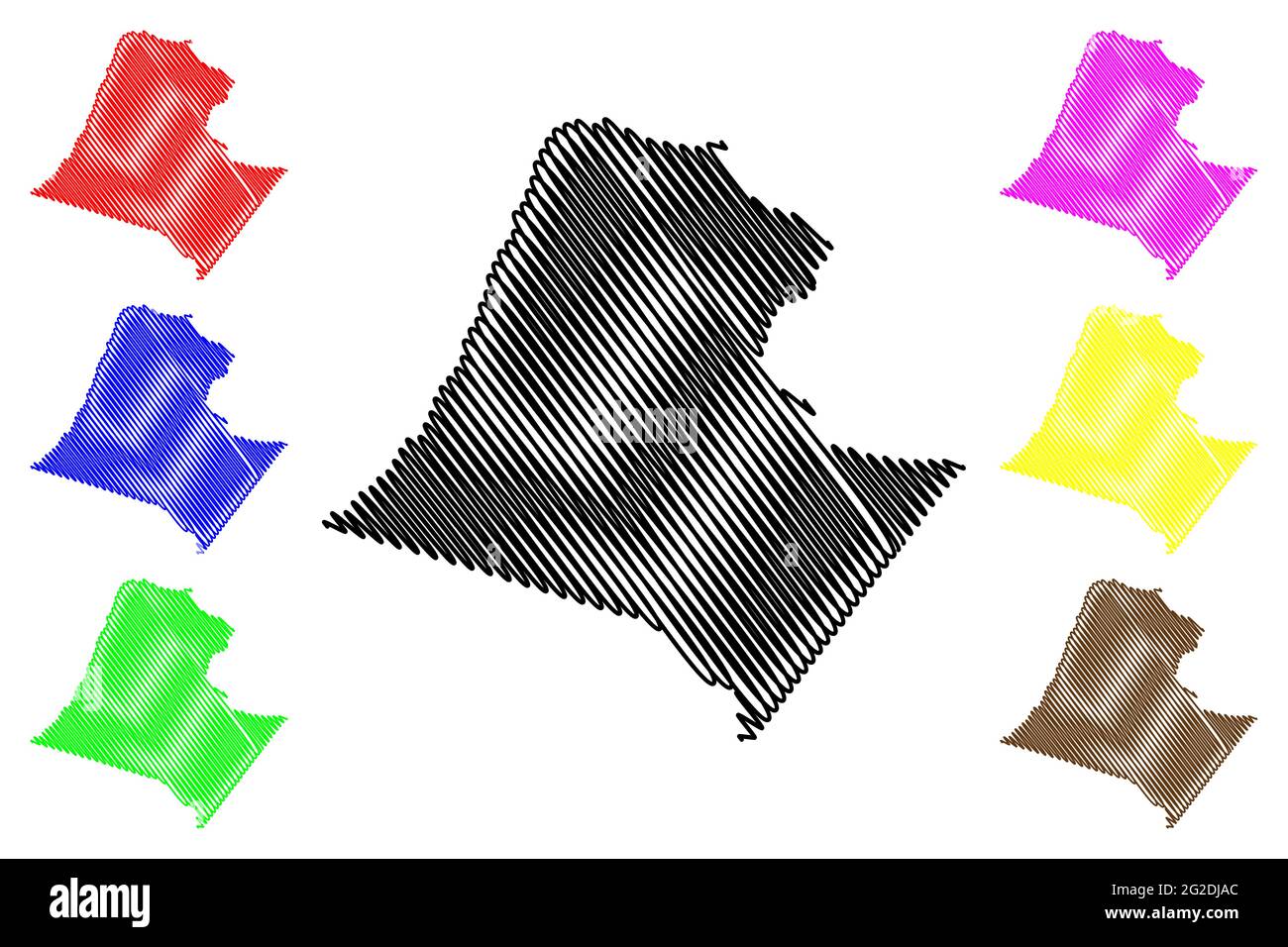 Loudoun vector outline map hi-res stock photography and images - Alamy