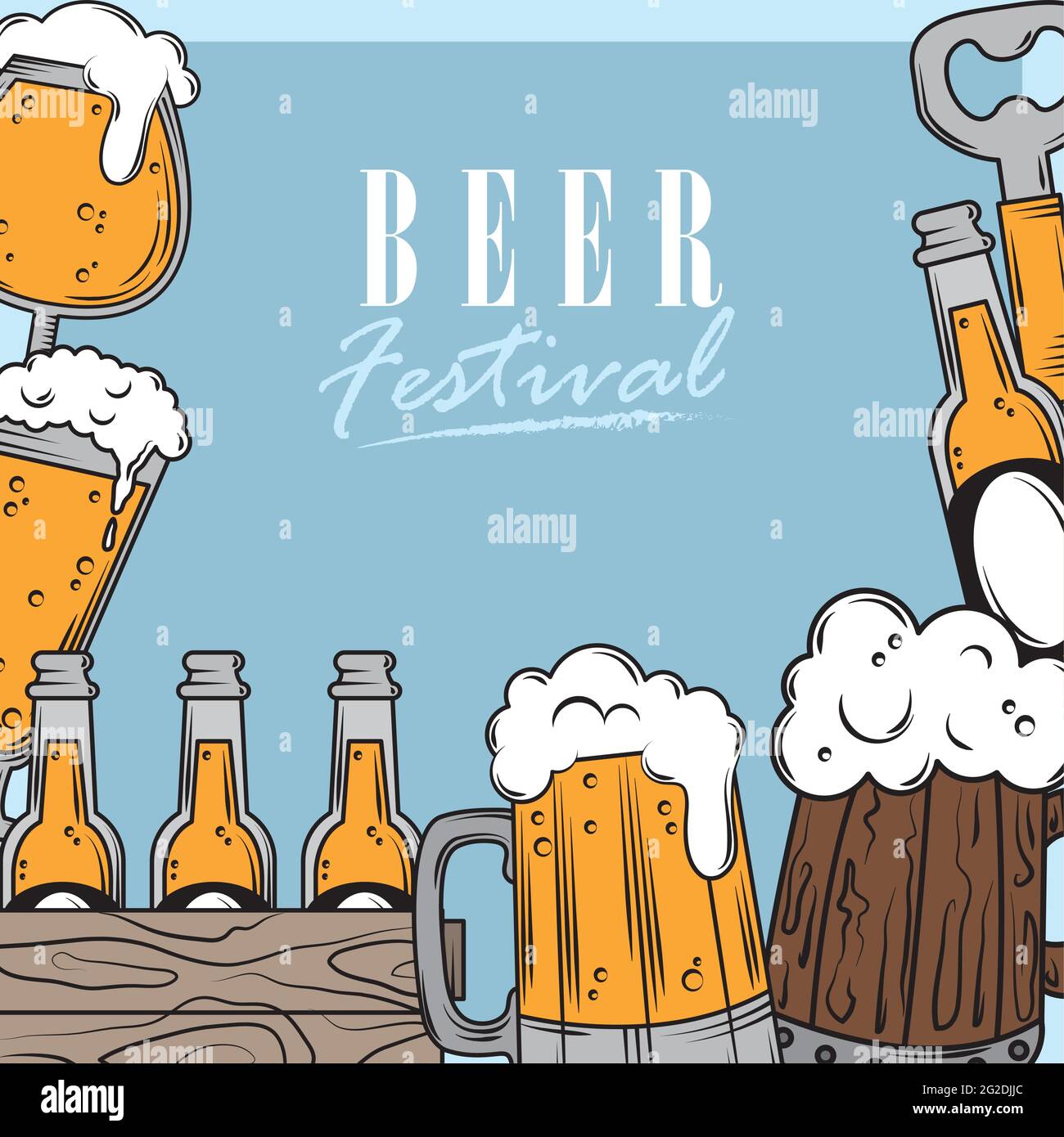 beer festival advert Stock Vector Image & Art - Alamy
