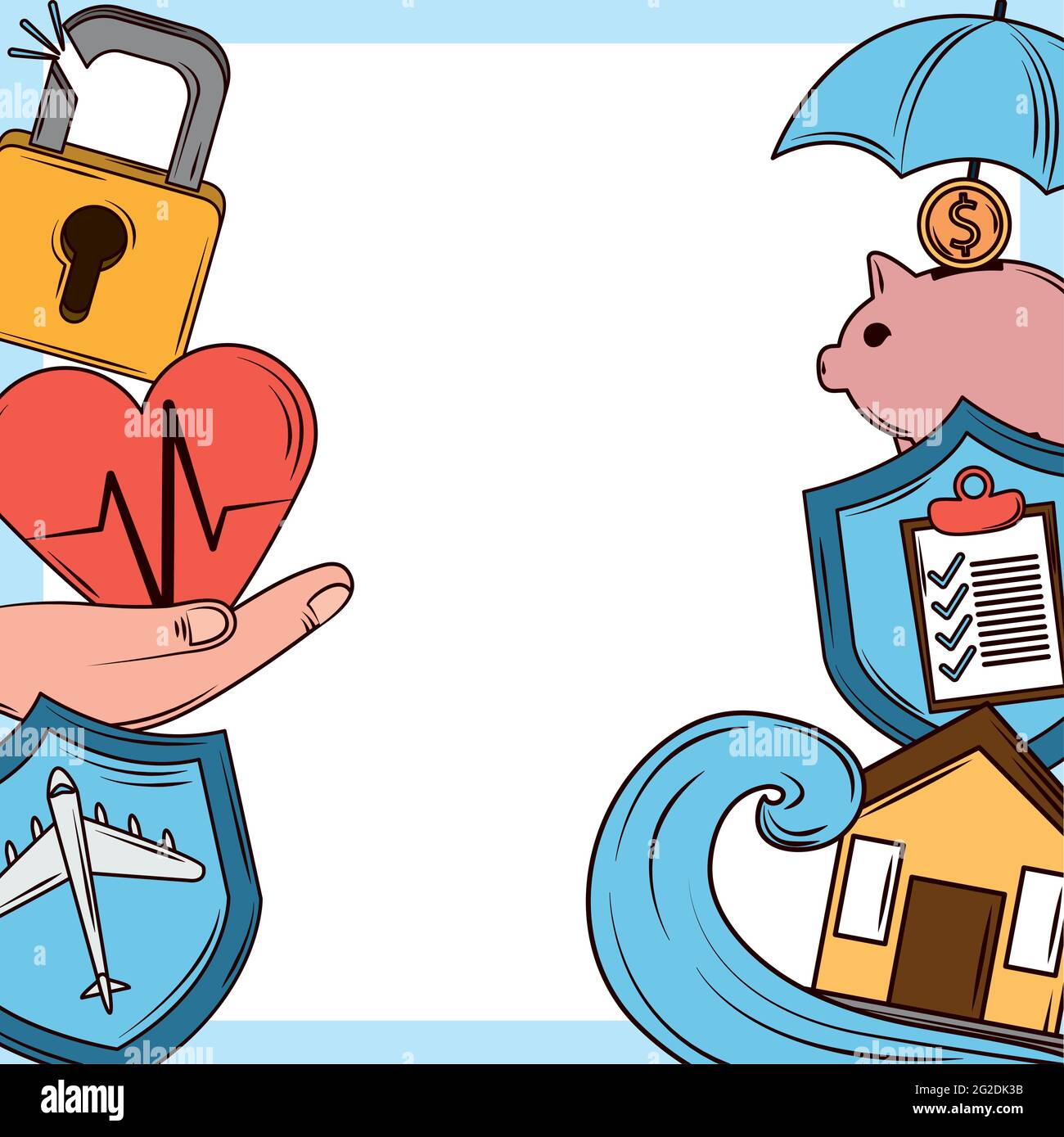 Income protection policy Stock Vector Images - Alamy