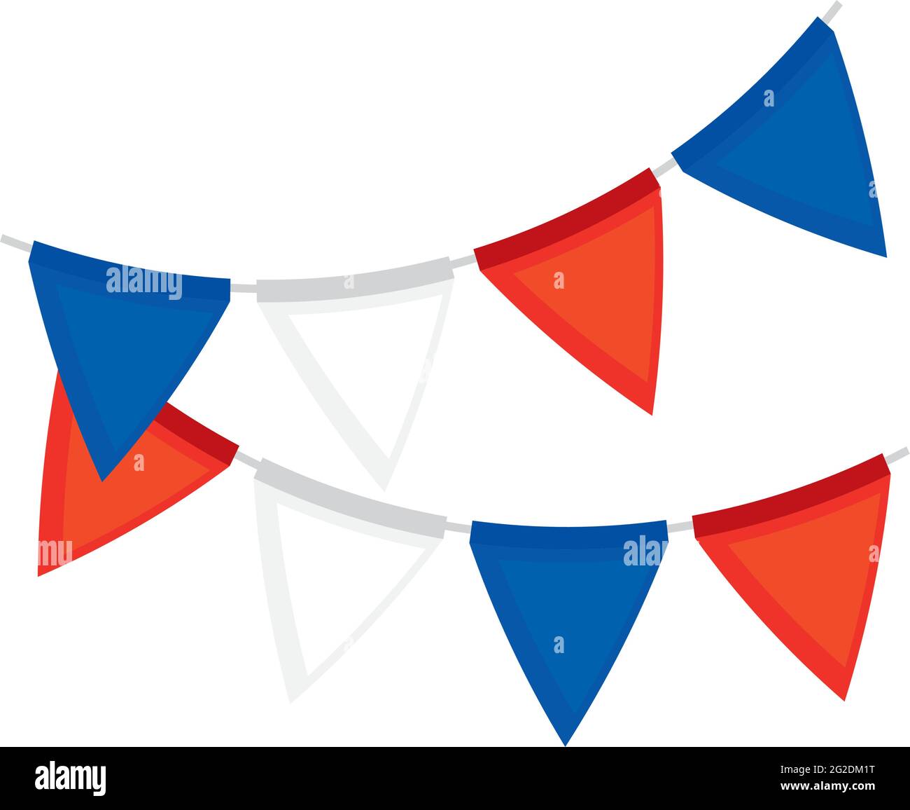 French banner pennant Stock Vector Image & Art - Alamy