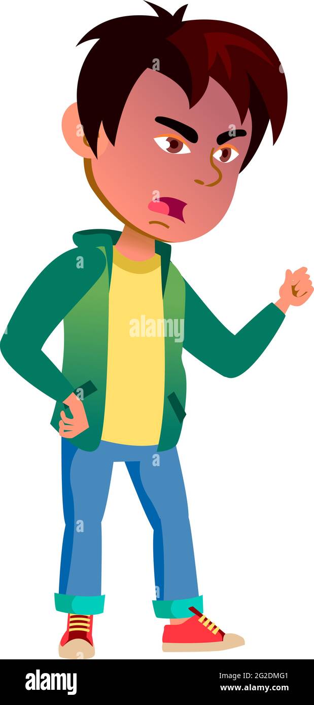 angry quarrel with father in toy shop cartoon vector Stock Vector Image ...