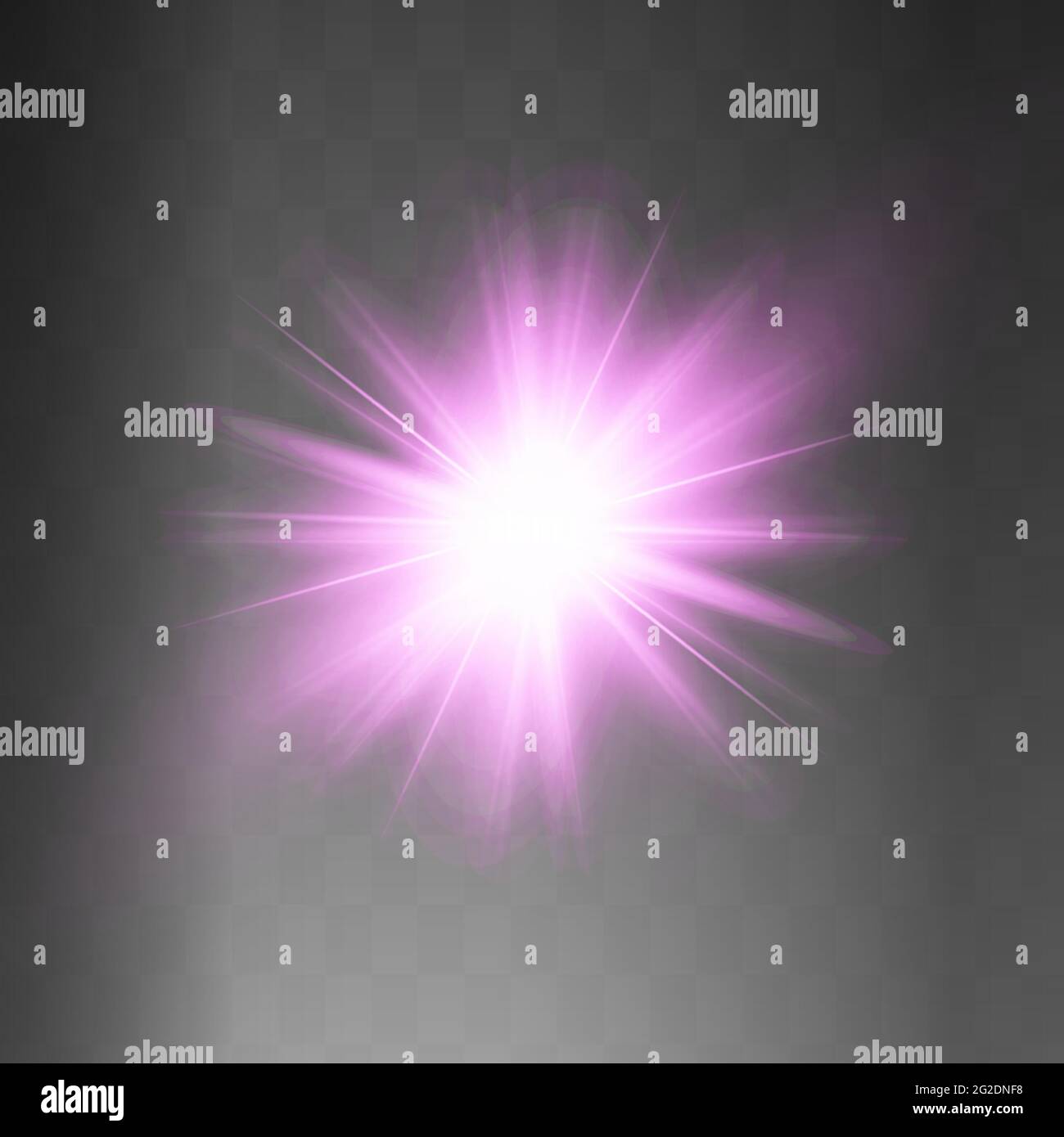 Glow isolated purple light effect, lens flare Stock Vector Image & Art ...