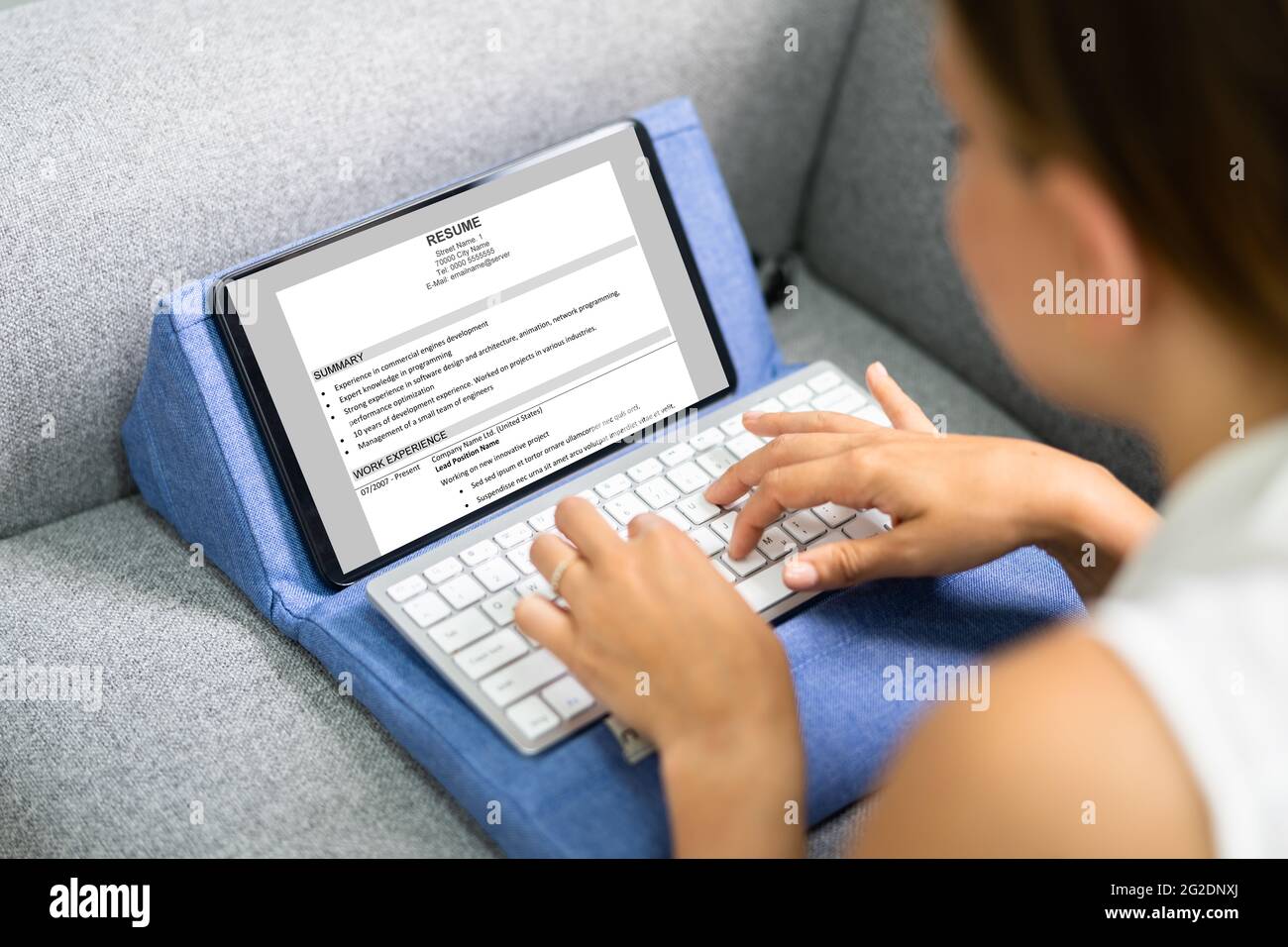 Professional cv resume hi-res stock photography and images - Alamy