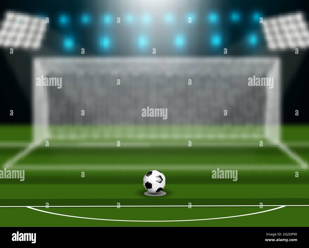 Soccer bet goal Stock Vector Images - Alamy