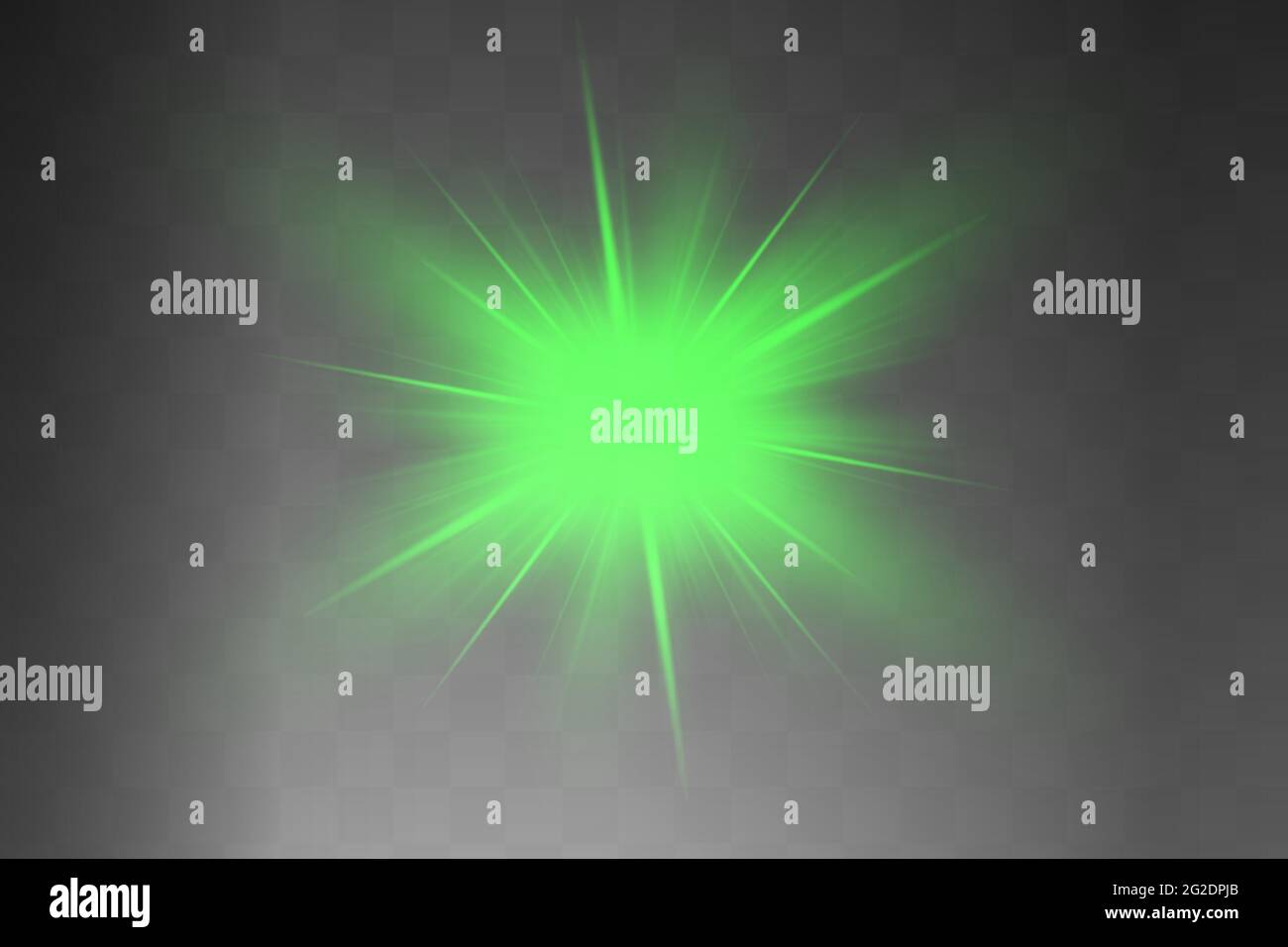 Glow isolated green light effect, lens flare Stock Vector Image & Art ...