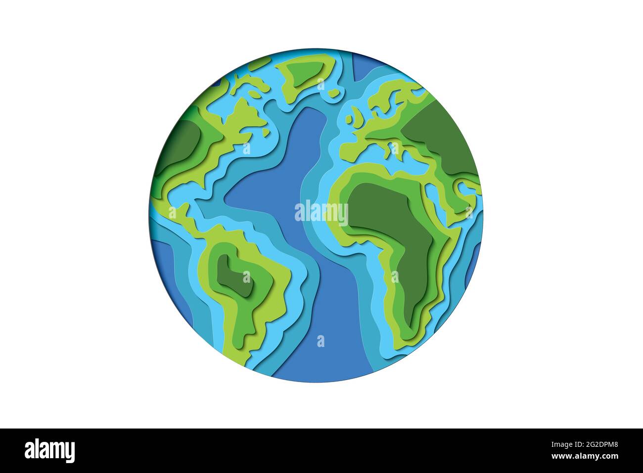 Earth cartoon recycle symbol hi-res stock photography and images - Alamy