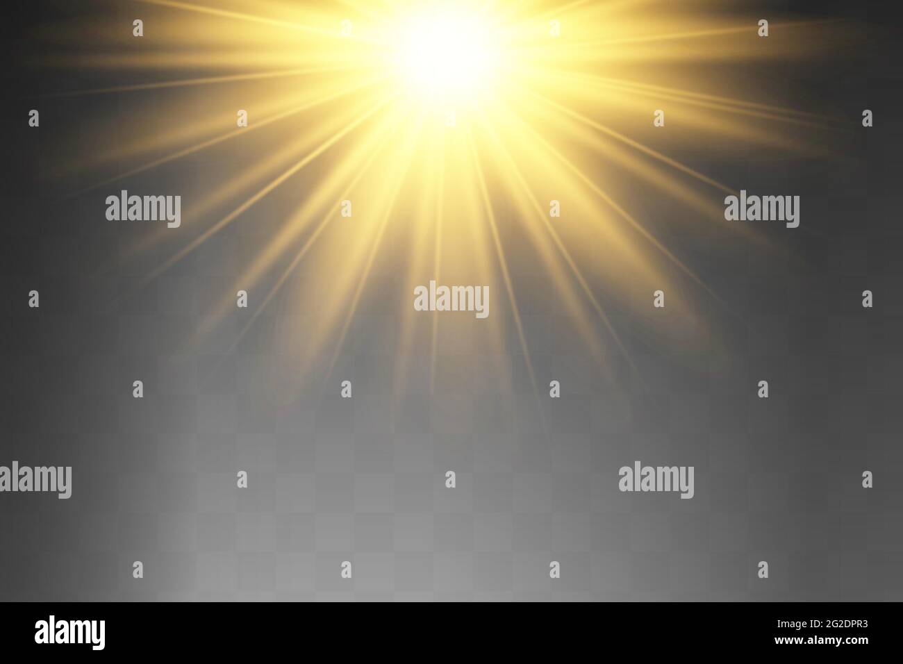 Glow isolated yellow light effect, lens flare Stock Vector Image & Art ...