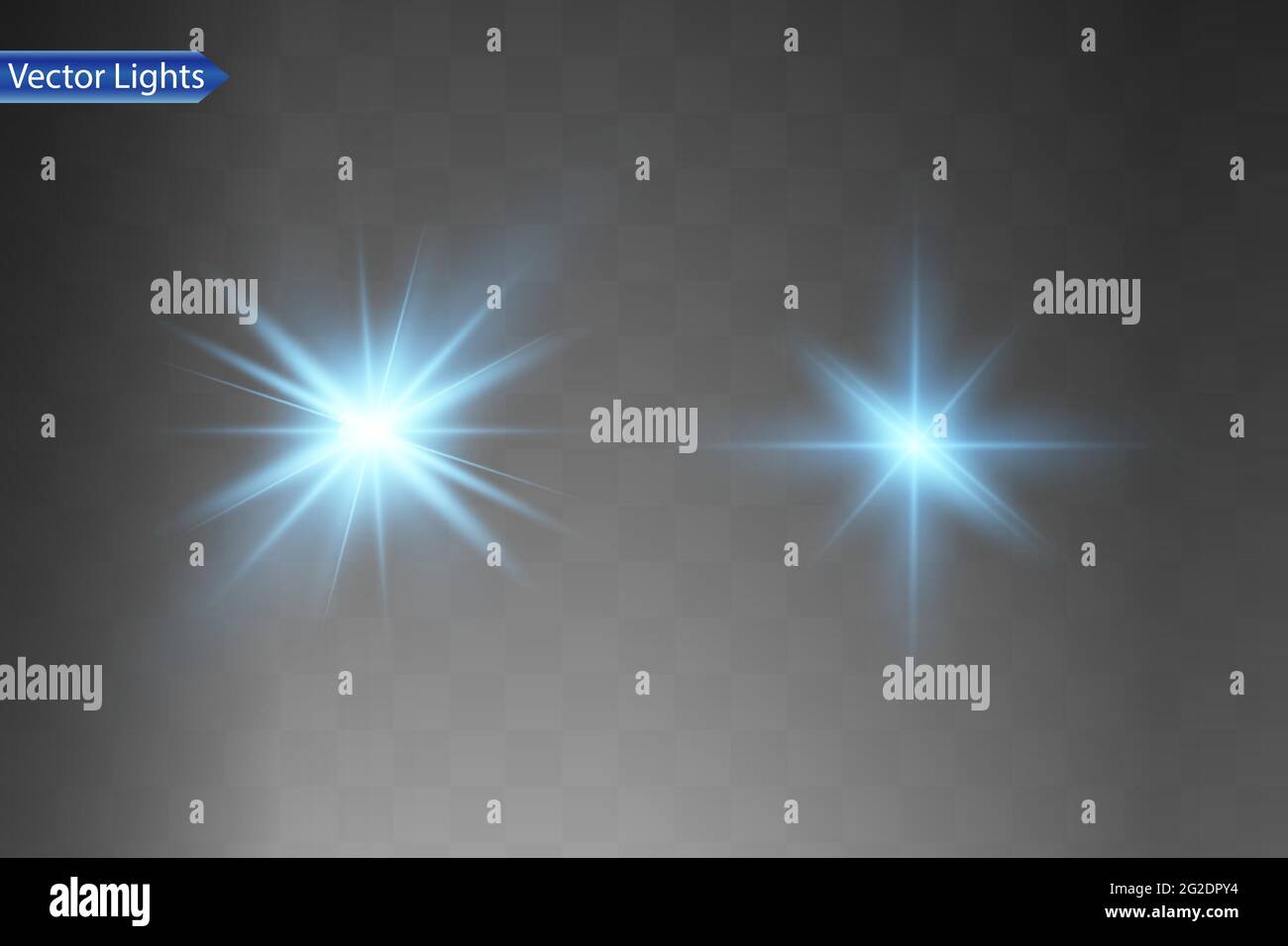 Glow isolated blue light effect, lens flare Stock Vector Image & Art ...