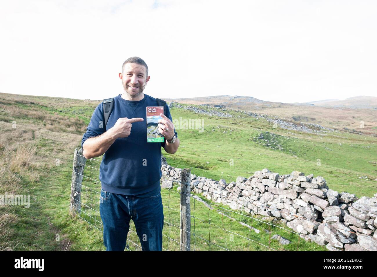 A family spends time exploring the countryside on a health walk in the ...