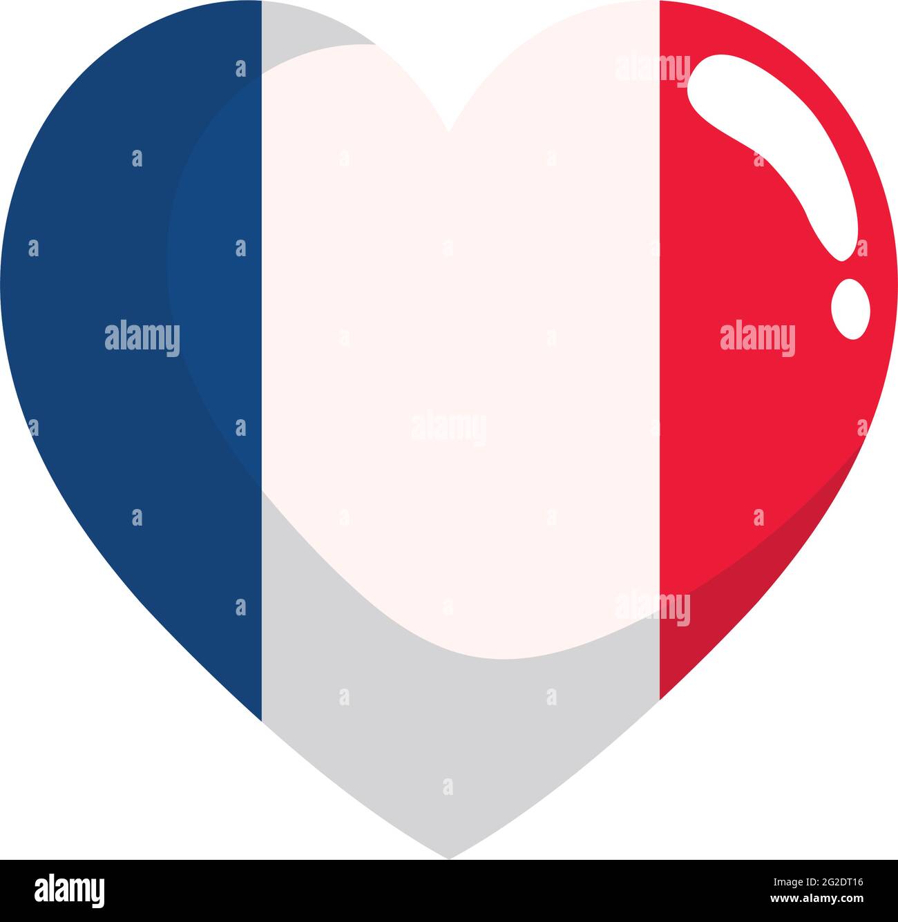 French heart icon Stock Vector Image & Art - Alamy