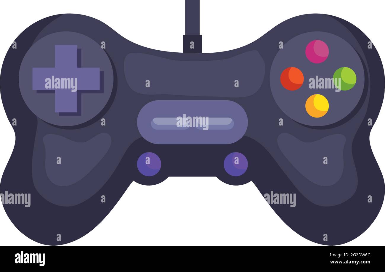 black videogame control Stock Vector Image & Art - Alamy