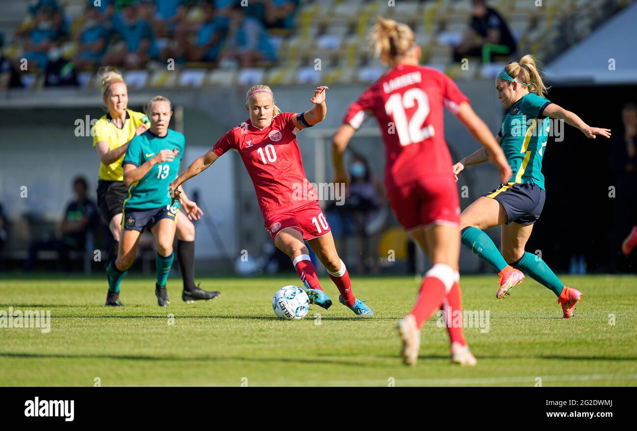Horsens Stadium, Horsens, Denmark. 10th June, 2021. Denmark's Pernille ...