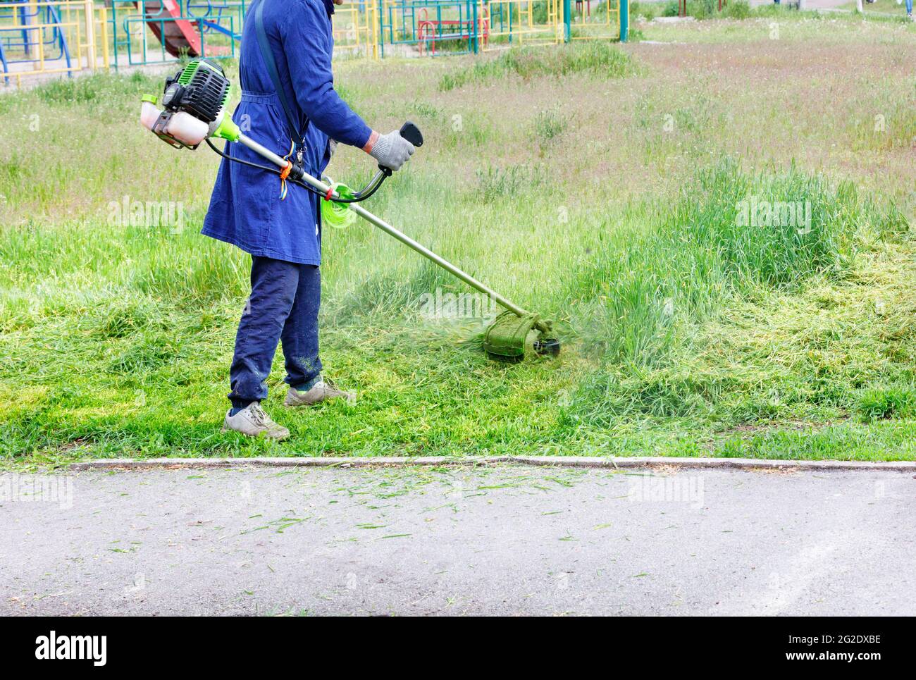 Industrial grass cutting machine hi-res stock photography and images ...