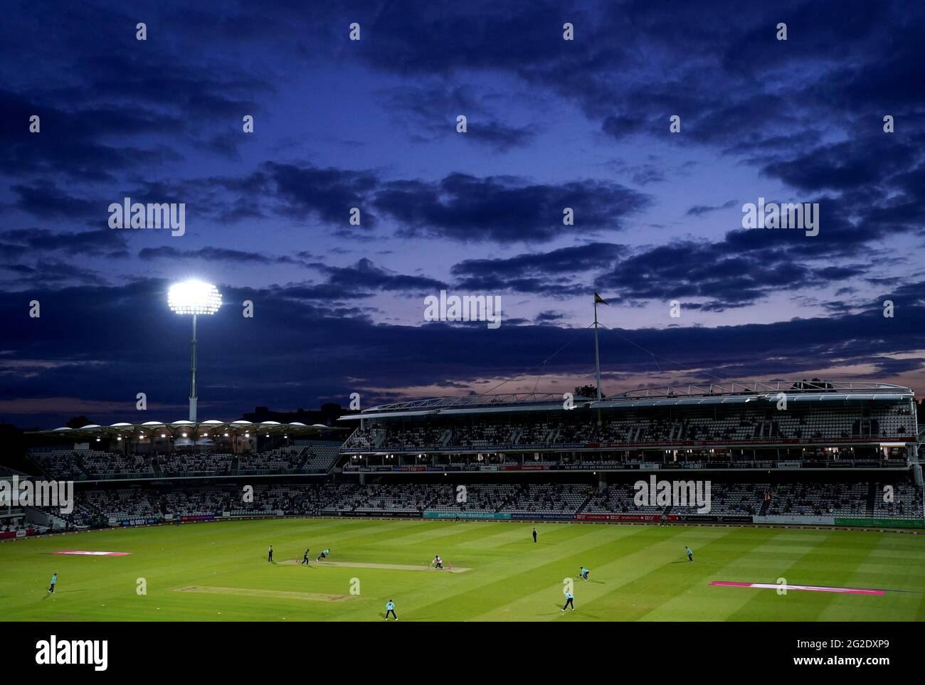 A general view of the players in action during the Vitality T20 match ...