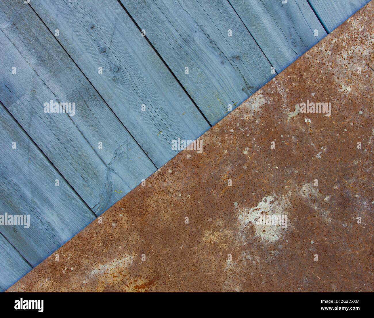 texture of old wood and rusty metal background Stock Photo - Alamy
