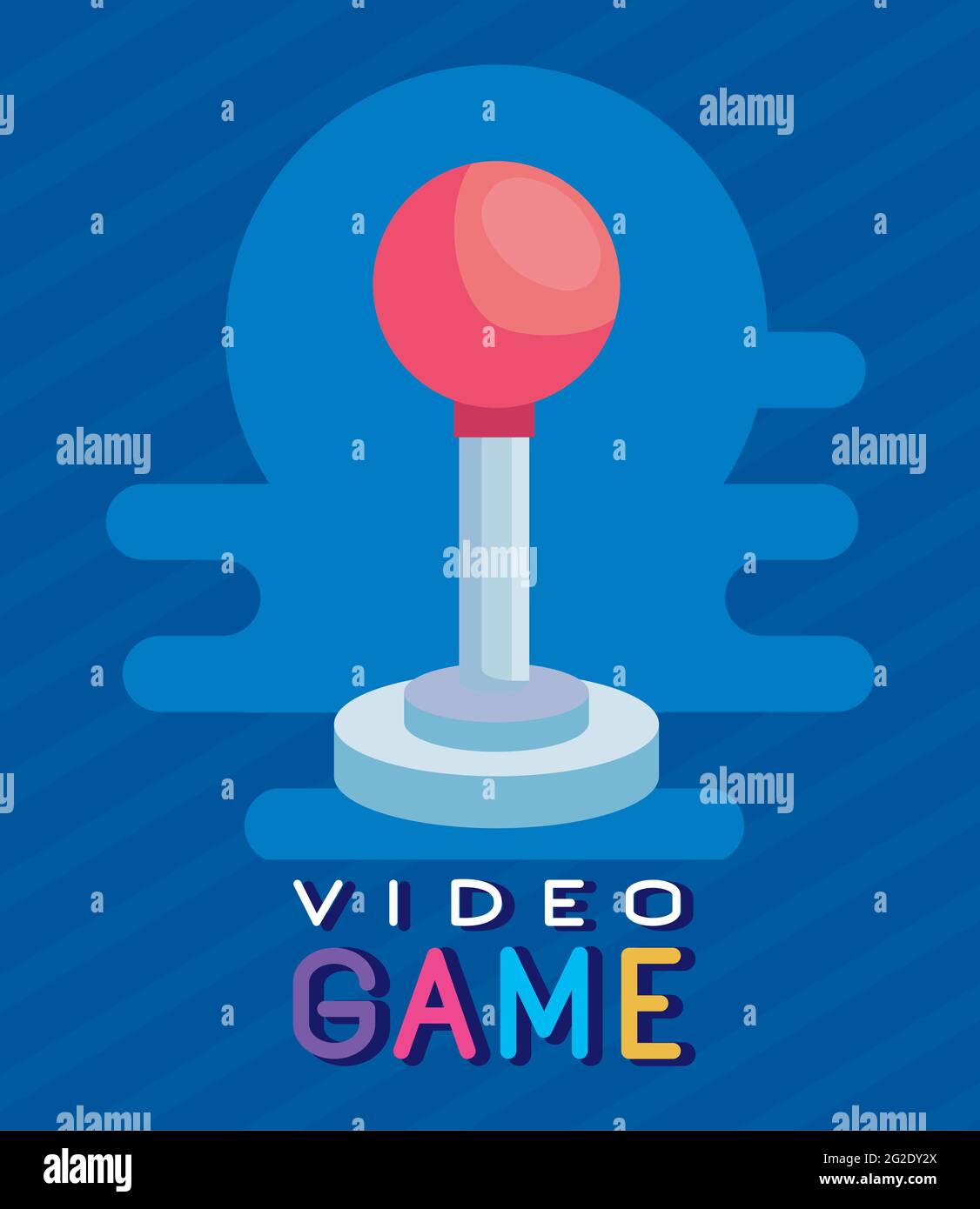 Joystick red Stock Vector Images - Alamy
