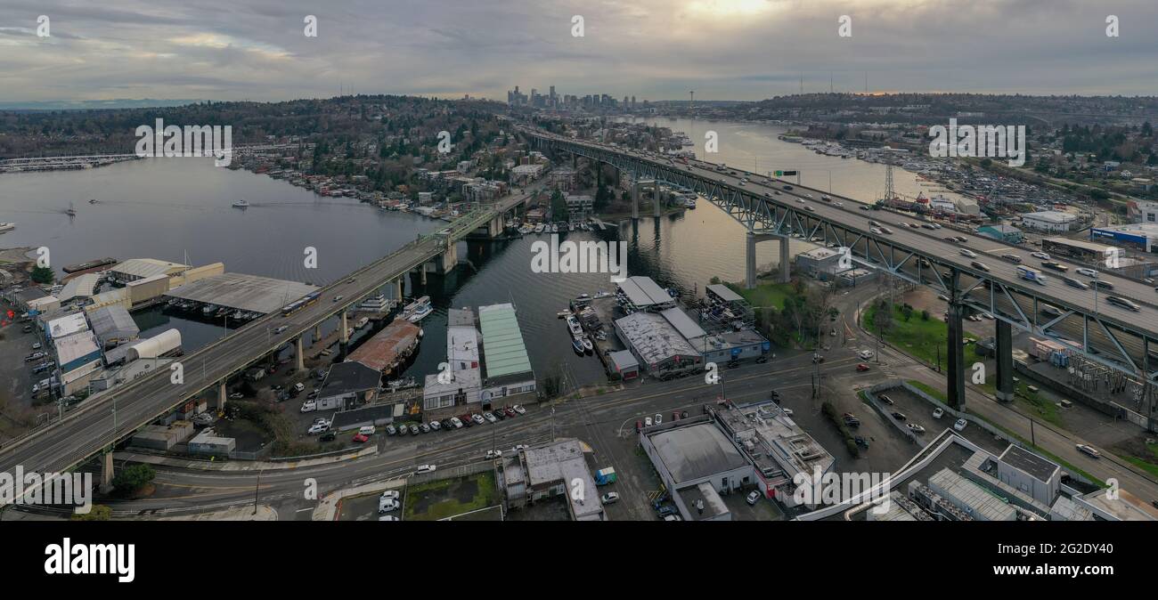 Drone footage sunrise hi-res stock photography and images - Alamy